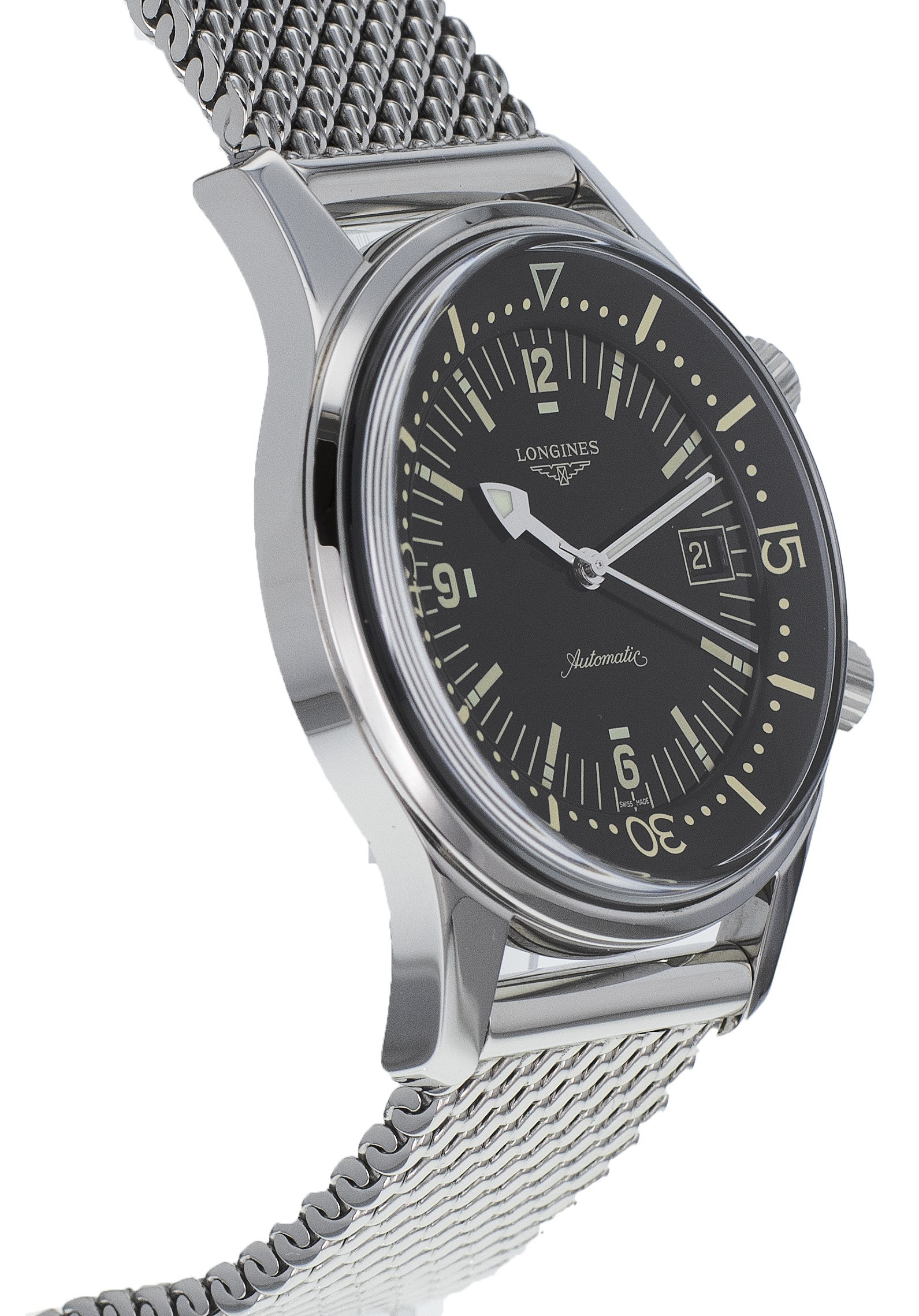 La Cote des Montres : Montre occasion Cresus - LONGINES Legend Diver ...